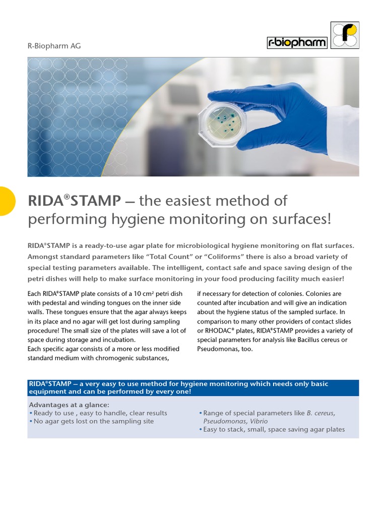 Rida Stamp | PDF | Agar | Staphylococcus