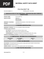 Gum Base MSDS Matearial Safety Data Sheet | PDF | Dangerous Goods ...