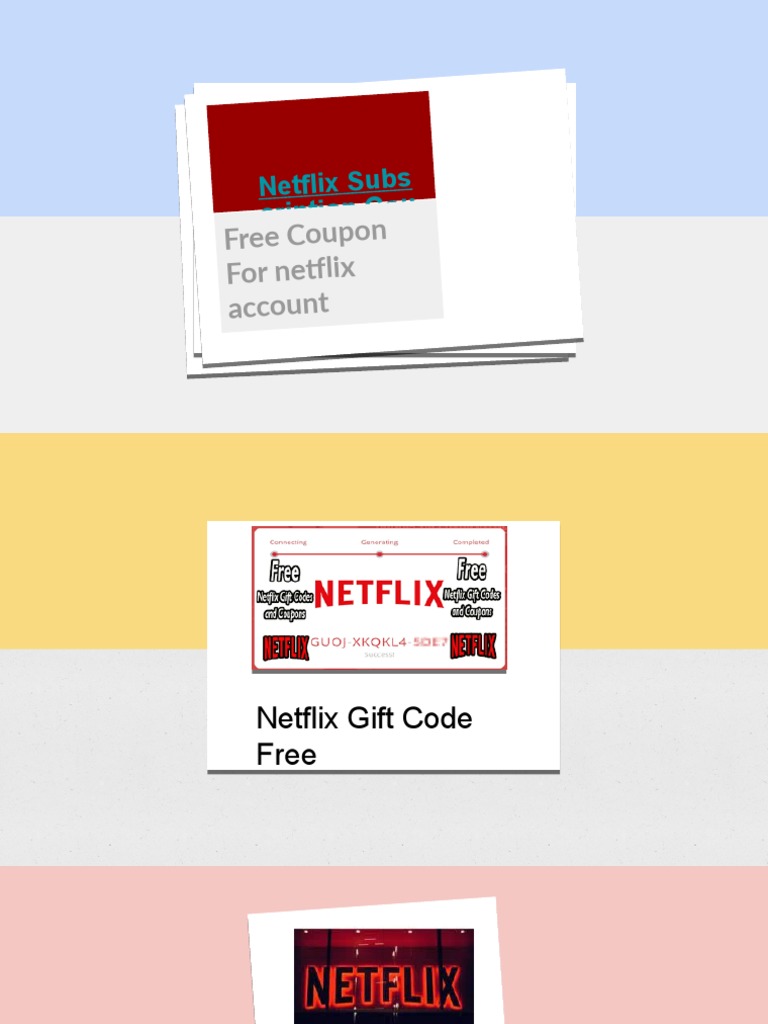 Netflix Free Promo Code | PDF