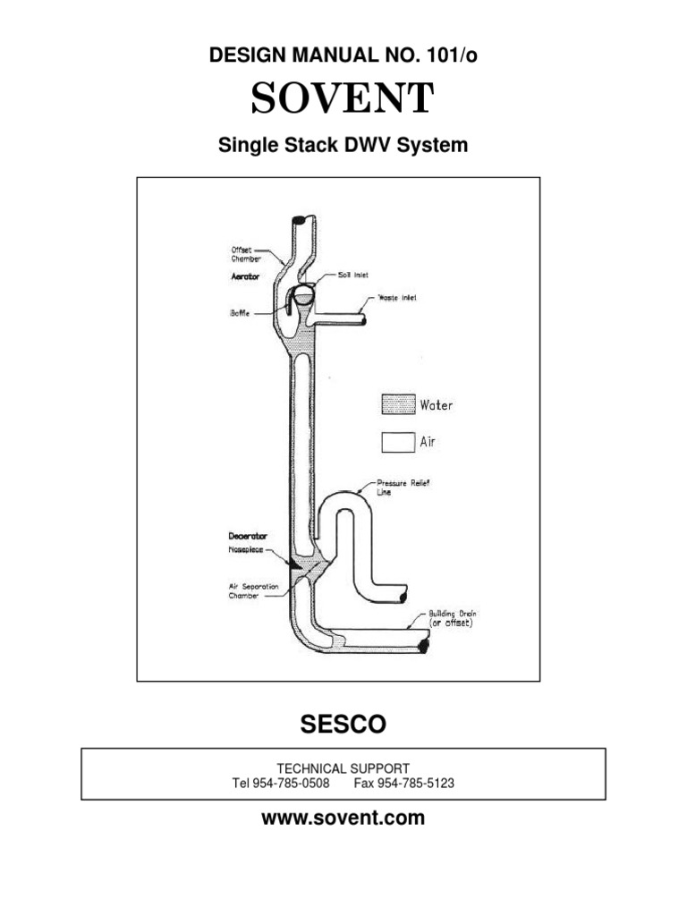 Se Sovent Design Manual 101o New011007 | PDF | Plumbing | Building ...