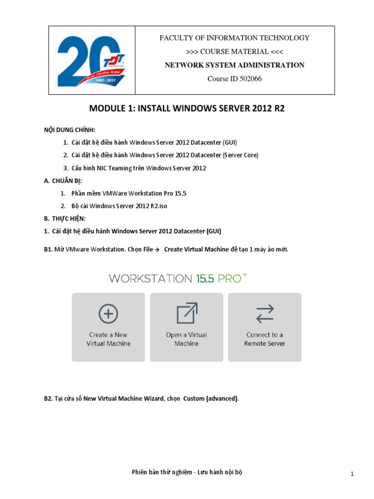 Lab01 - Install Windows Server 2012 R2 | PDF