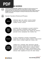 Sat Transition Words 2024 | PDF