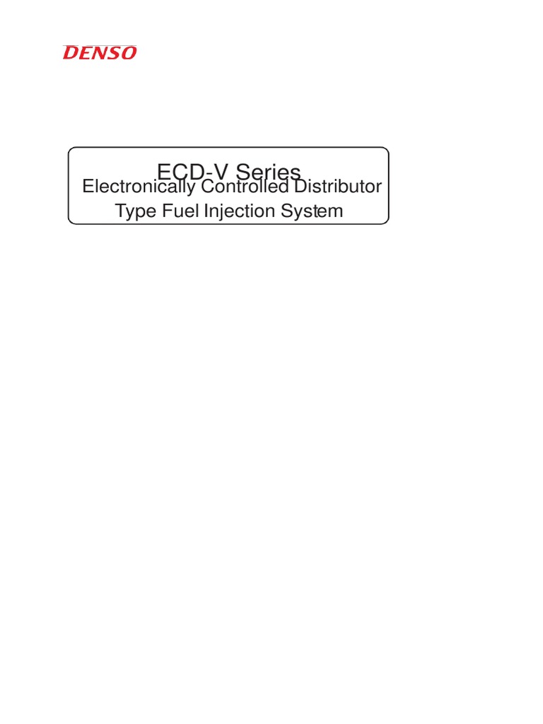 DENSO - Epair Manual Pump EDC V3-V5 | PDF | Internal Combustion Engine ...