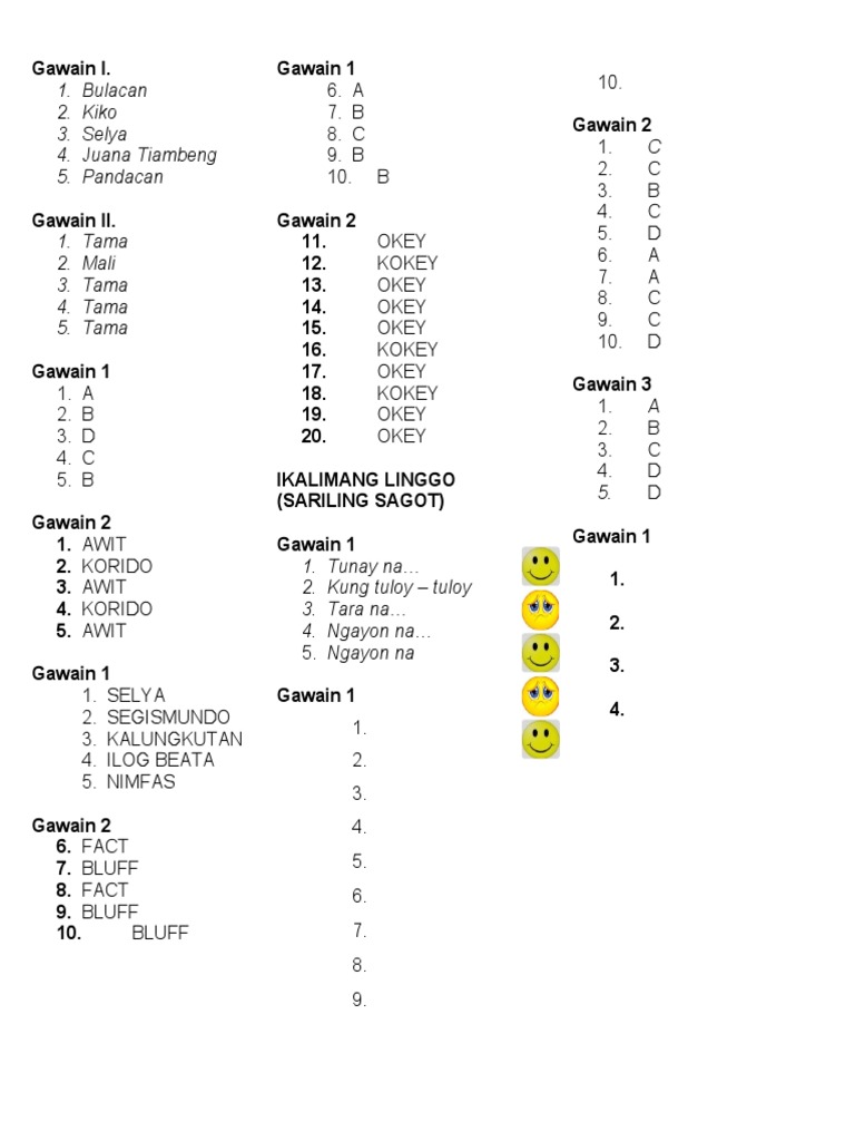 Bulacan 2. Kiko 3. Selya 4. Juana Tiambeng 5. Pandacan C | PDF