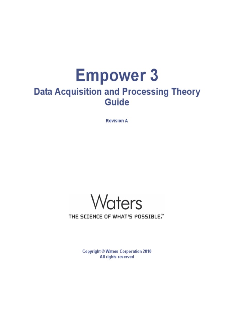 Empower 3 Data Acquisition Processing Theory Guide Rev A | PDF | Analog ...