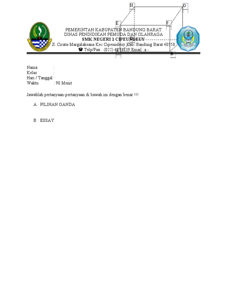 Naskah Soal | PDF | Karier & Perkembangan