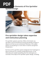 NFPA-13 Pipe Schedule Method For Firefighting Sprinkler System ...