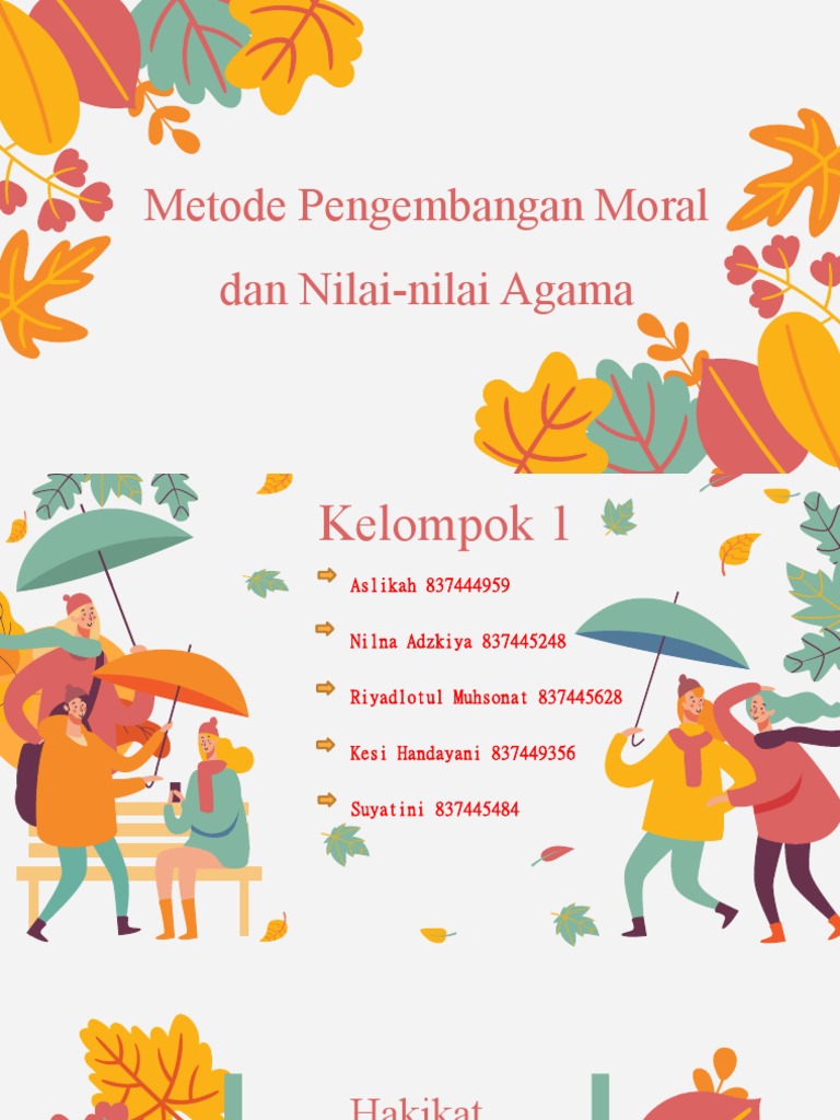 Kelompok 1 - Modul 1 - Metode Pengembangan Moral Dan Nilai-Nilai Agama | PDF