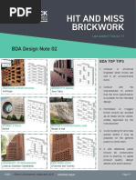 TBA - Hit and Miss Factsheet | PDF | Bending | Brick
