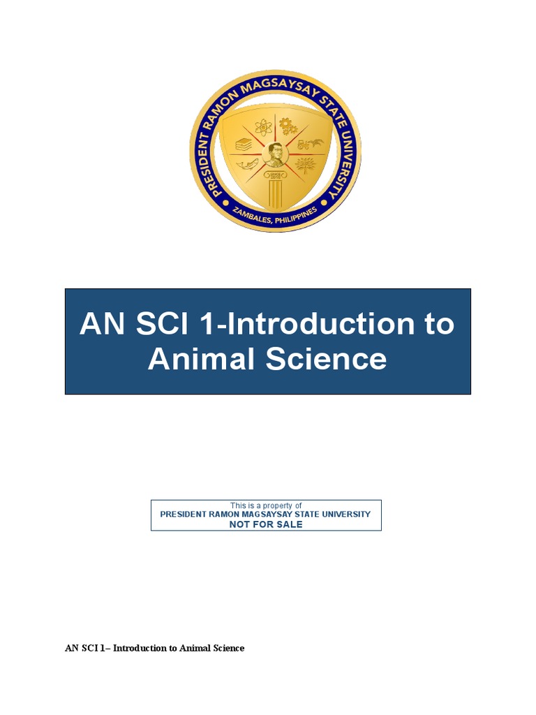Module 1. Intro To Animal Science | PDF | Livestock | Agriculture