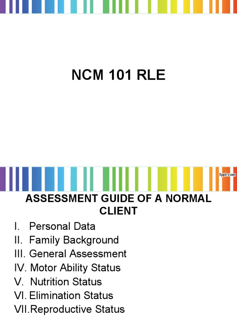 NCM 101 RLE 1A | PDF