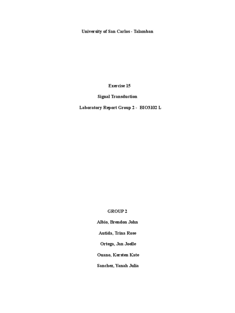 Exercise 15 Signal Transduction | PDF | Angiogenesis | Vascular ...