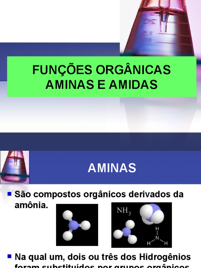 Aminas e Amidas | PDF | Amina | Amida