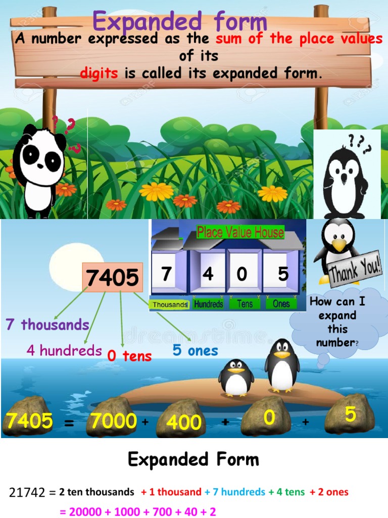 Numbers Beyind 9999 - Expanded & Short Form, Place Value | PDF