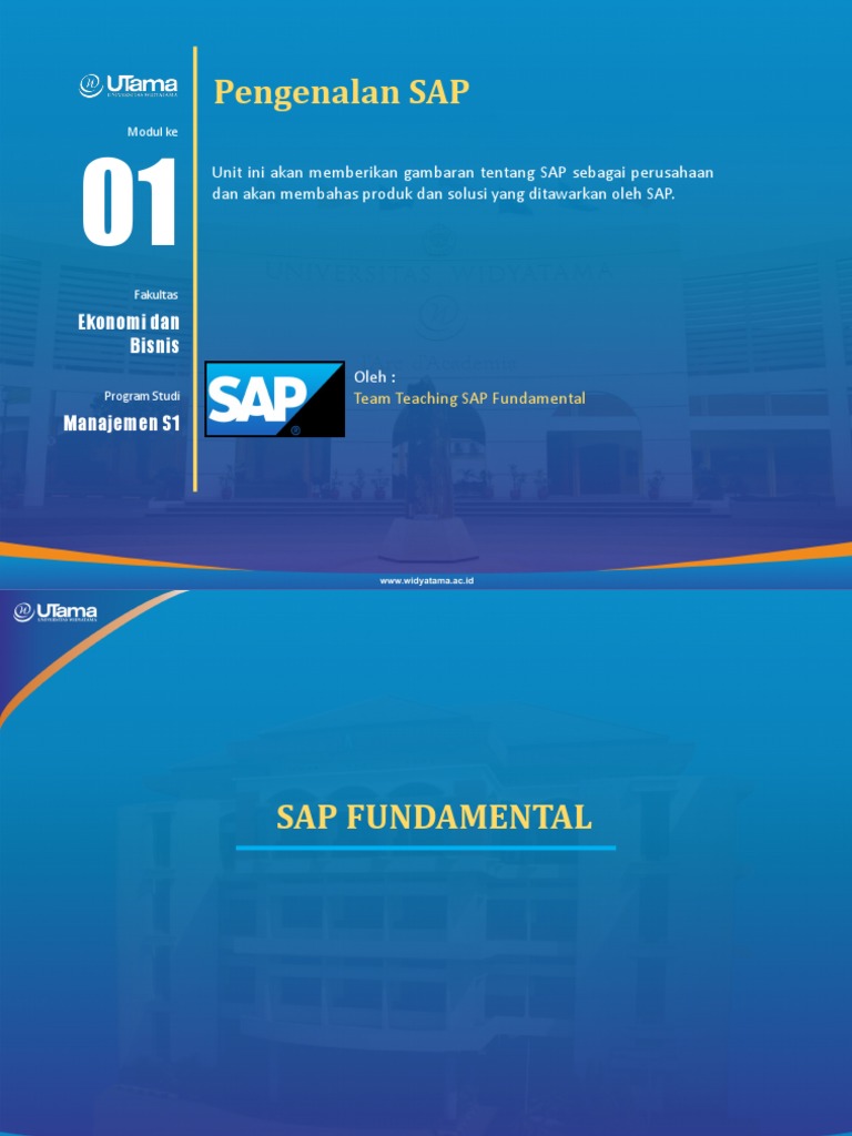 Pengenalan SAP dan Manfaatnya | PDF | Bisnis