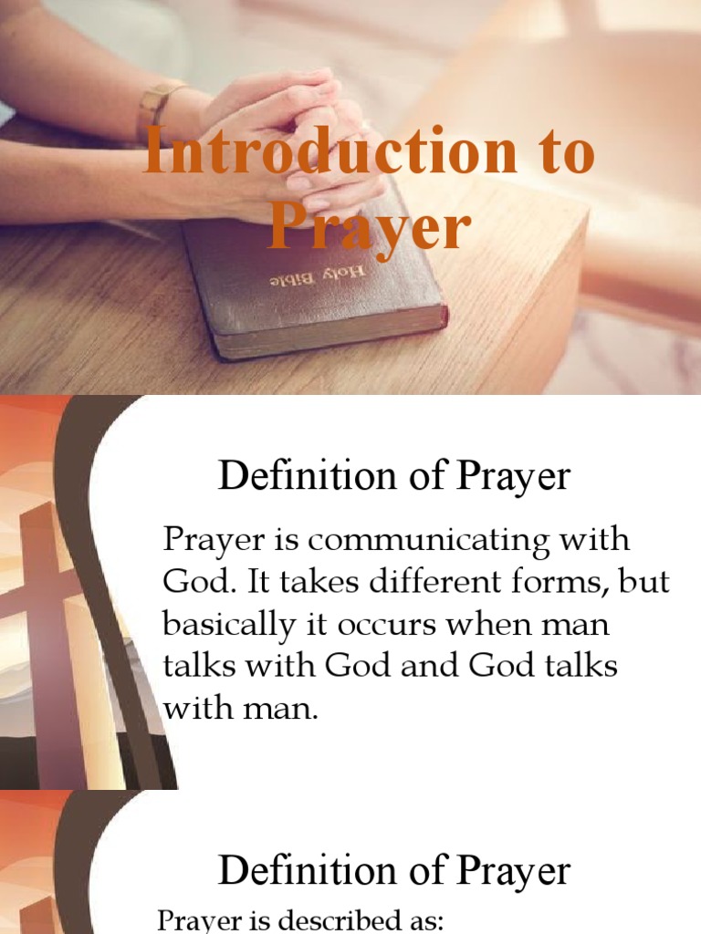 Introduction To Prayer | Download Free PDF | Prayer | Worship