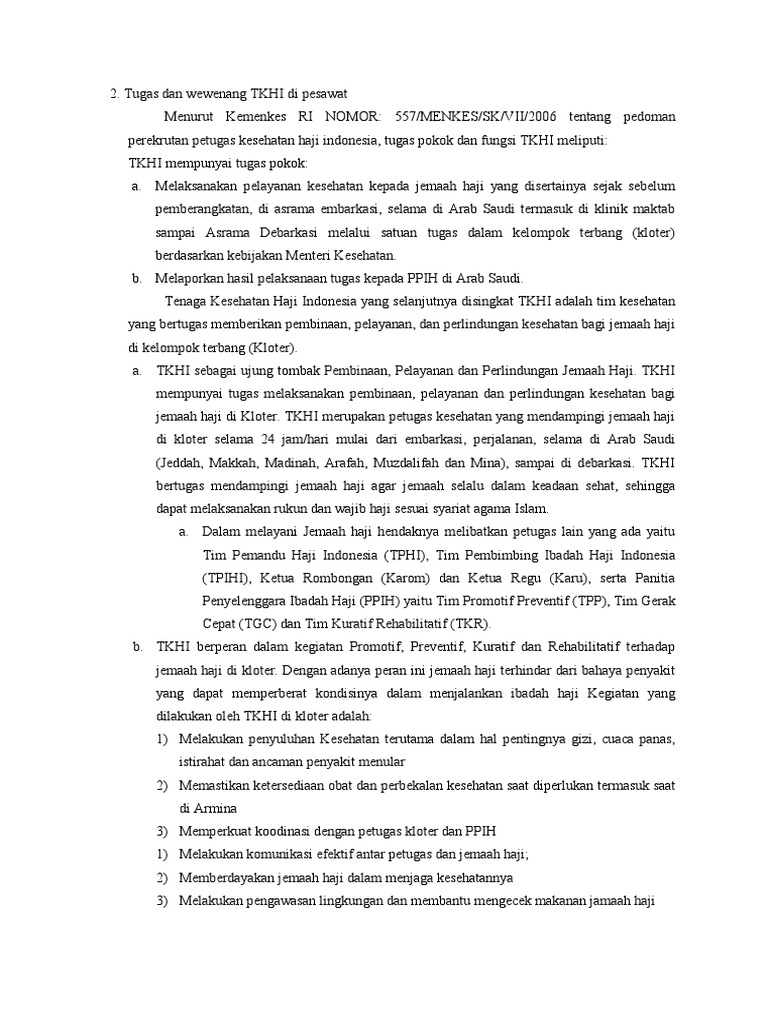 LO Tugas TKHI Di Pesawat | PDF | Kesehatan Holistik