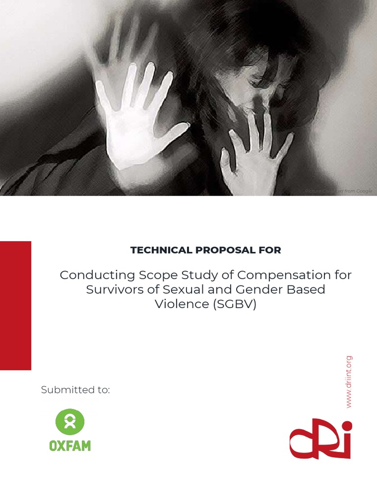 2.TECHNICAL PROPOSAL For Scope Study of Compensation For Survivors of ...