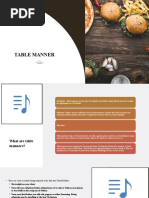 Essential Table Manners Guide | PDF | Cuisine