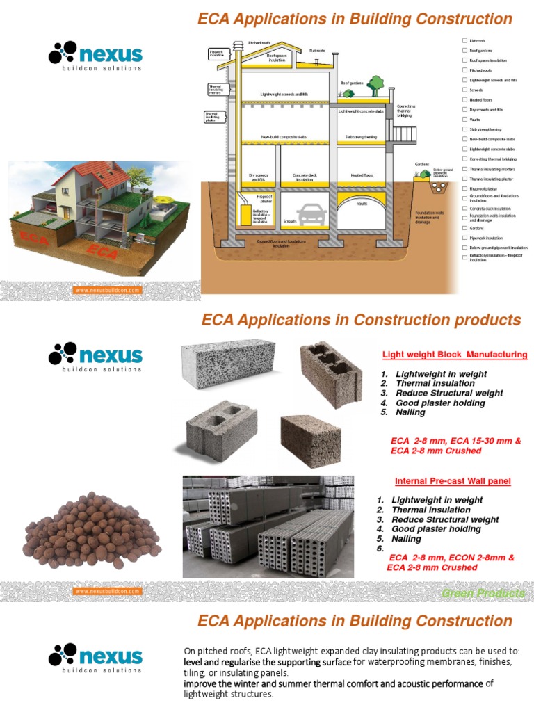 2-Eca in Building Applications | PDF | Building Insulation | Precast ...