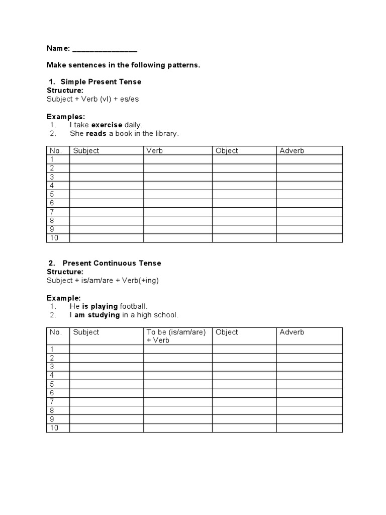 Assignment Meeting 8 Making Sentences | PDF