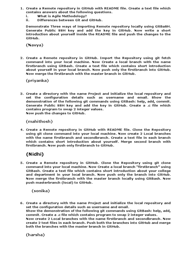 Git and GitHub-Lab-IA1 | PDF | Information Technology Management | Software Development