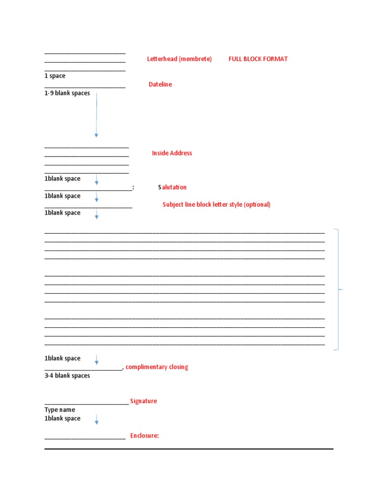 Business Letter Format | PDF