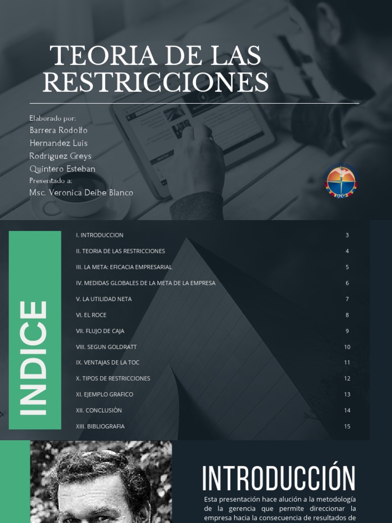 Teoria de Las Restricciones | PDF | Presupuesto | Inventario