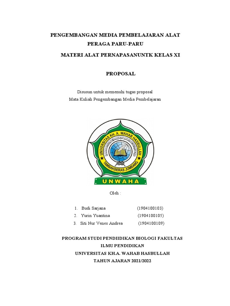 Kel 11 PMP Alat Peraga Paru-Paru | PDF | Karier & Perkembangan