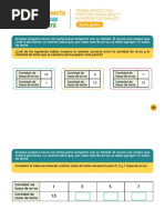Tablas de Proporcionalidad. | PDF