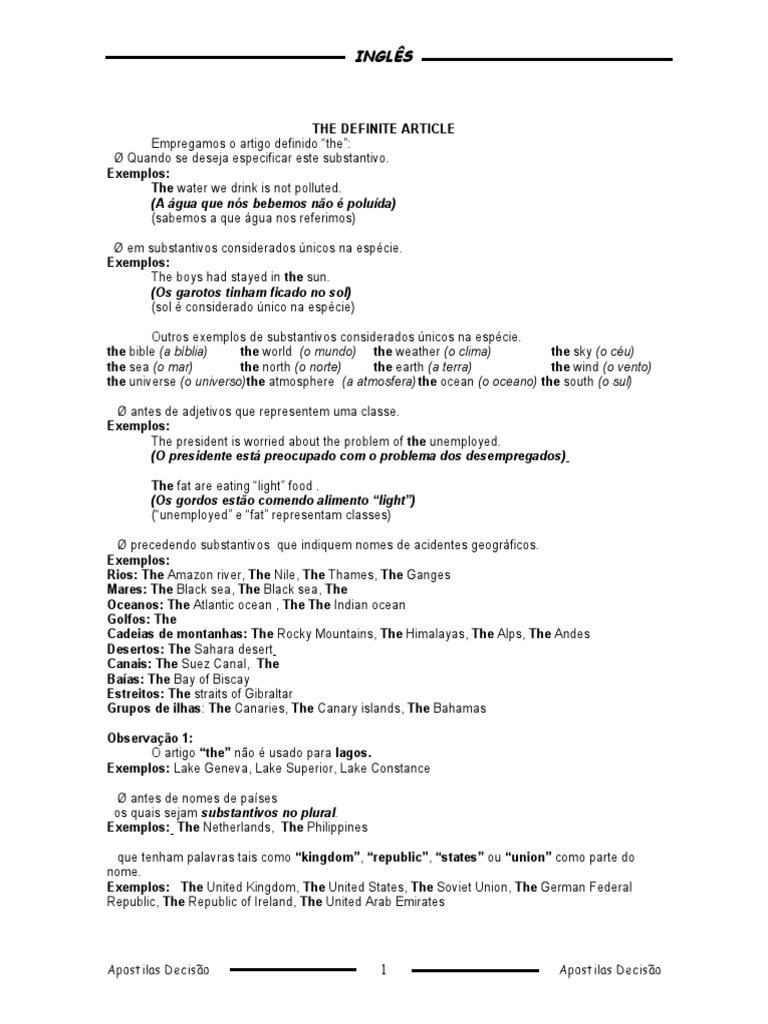 Inglês Cfo 2007 | PDF | Pronome | Assunto (gramática)