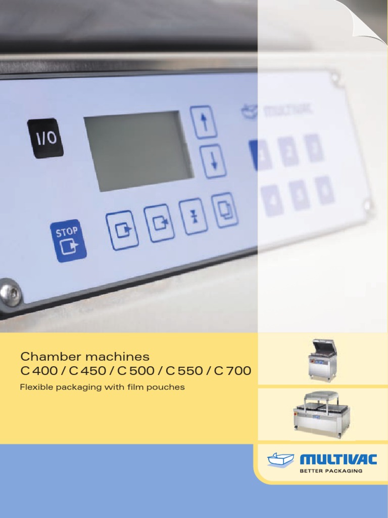 Chamber Machines C 400 / C 450 / C 500 / C 550 / C 700: Flexible ...