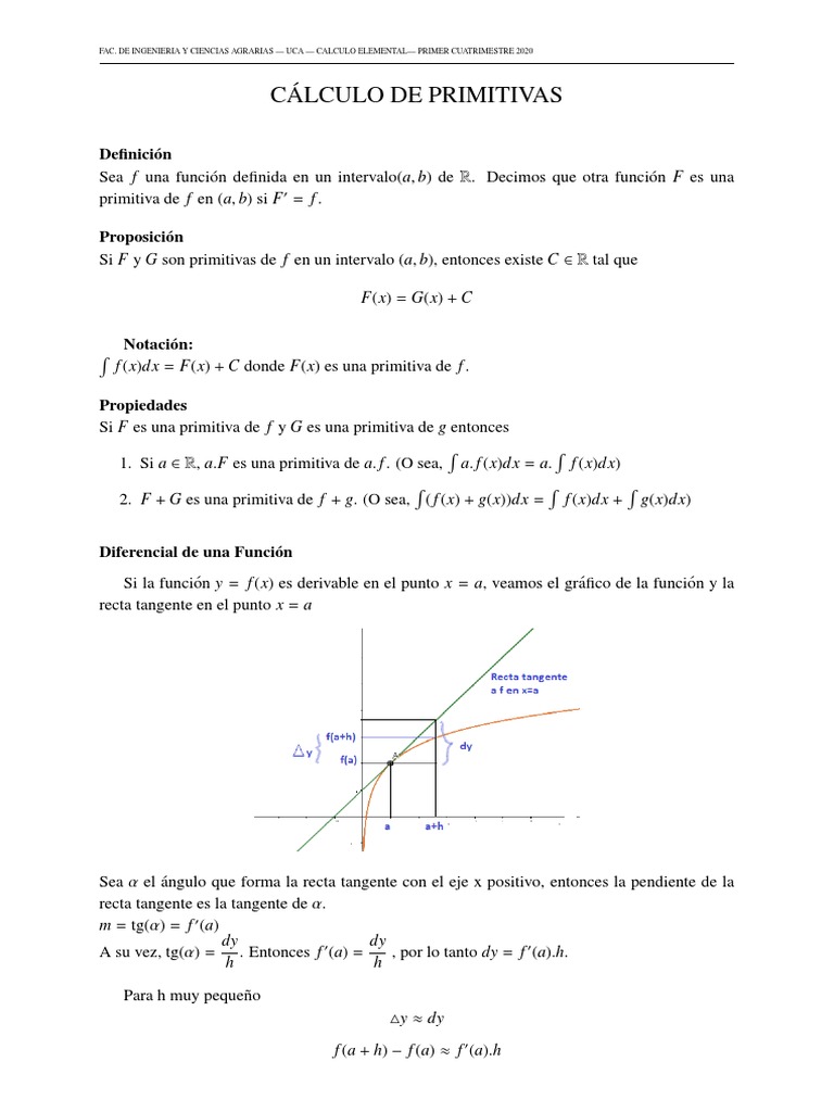 Prac6 2020 (1°) | PDF | Derivado | Álgebra
