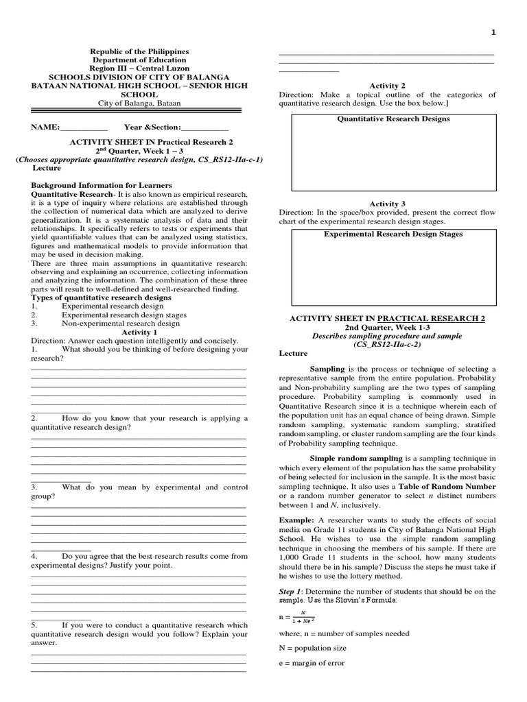 Describes Sampling Procedure and Sample (Cs - Rs12-Iia-C-2) | PDF ...