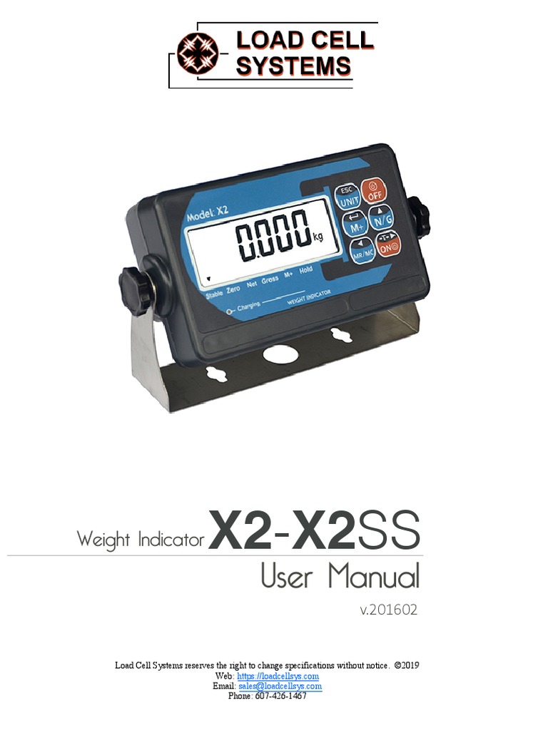 X2 - X2SS: User Manual | PDF | Manufactured Goods | Electronics