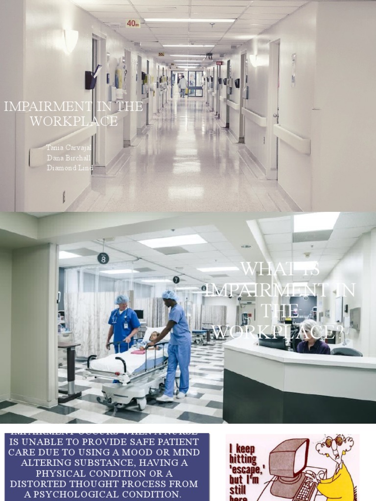 Impairment in The Workplace PPT 1 1 1 | PDF | Nursing | Substance Abuse