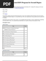 Chamberlain BSN Curriculum Overview | PDF | Course Credit | Academic Degree