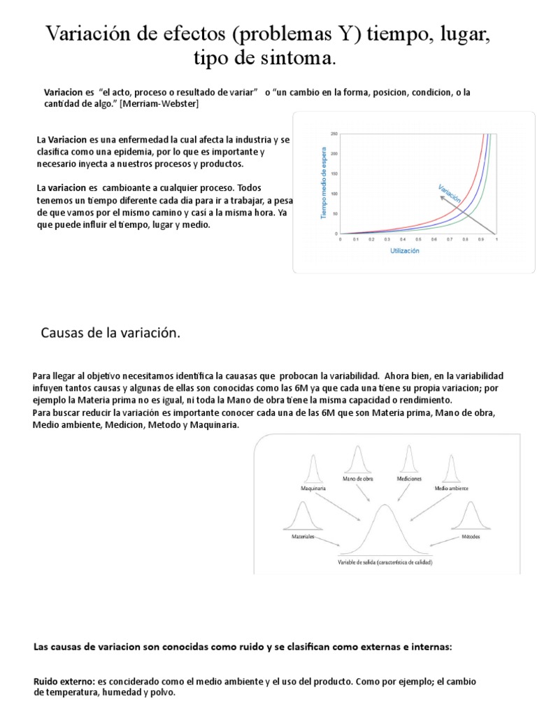 Variaciones | PDF | Six Sigma