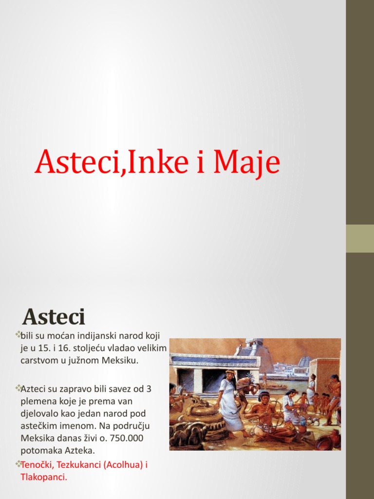 Asteci, Inke I Maje | PDF