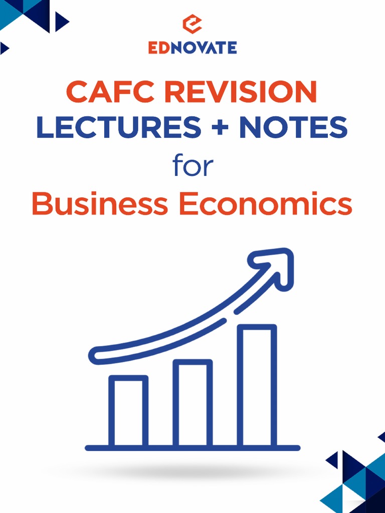Cafc Economics Revision Lectures & Notes | PDF | Oligopoly | Average Cost
