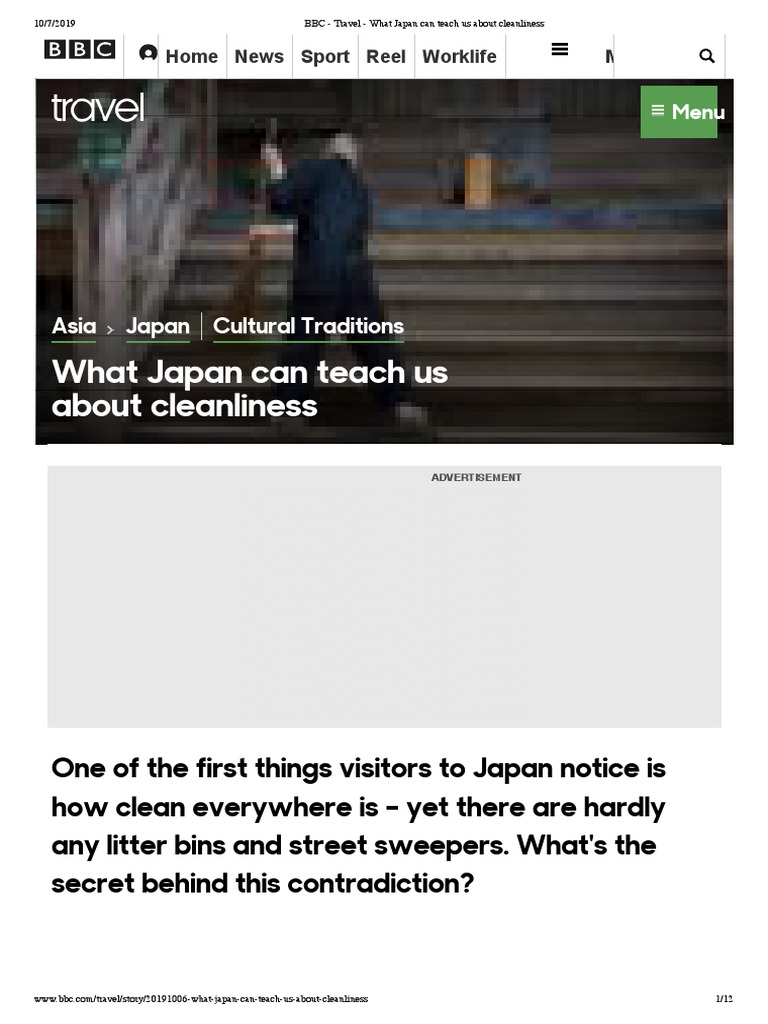 BBC - Travel - What Japan Can Teach Us About Cleanliness | PDF | Shinto ...