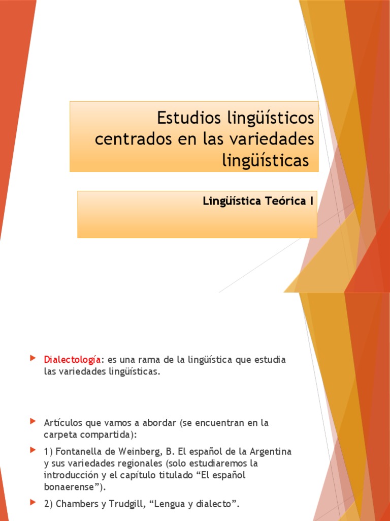 Español Rioplatense y Otras Variedades de Argentina | PDF | Dialecto ...