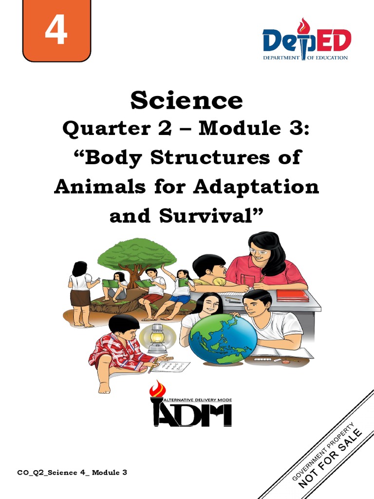 Science 4 Q2 Mod3 Body Structures of Animals v2 | PDF | Mimicry | Learning