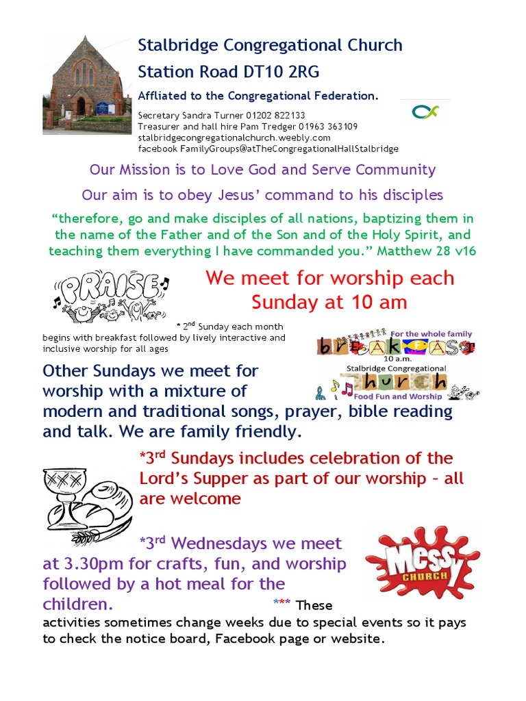 Church Leaflet One Sheet | PDF