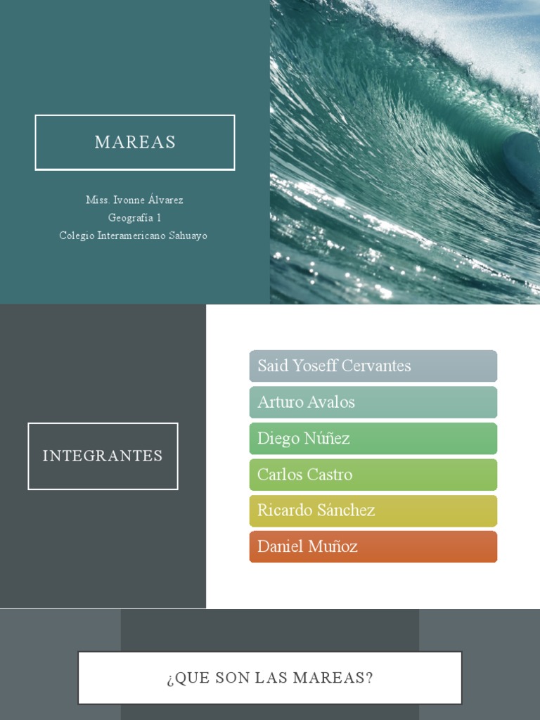 Mareas Geografia | PDF | Marea | Luna