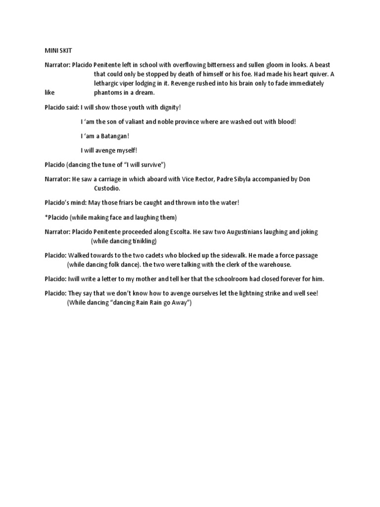 Mini Skit | PDF