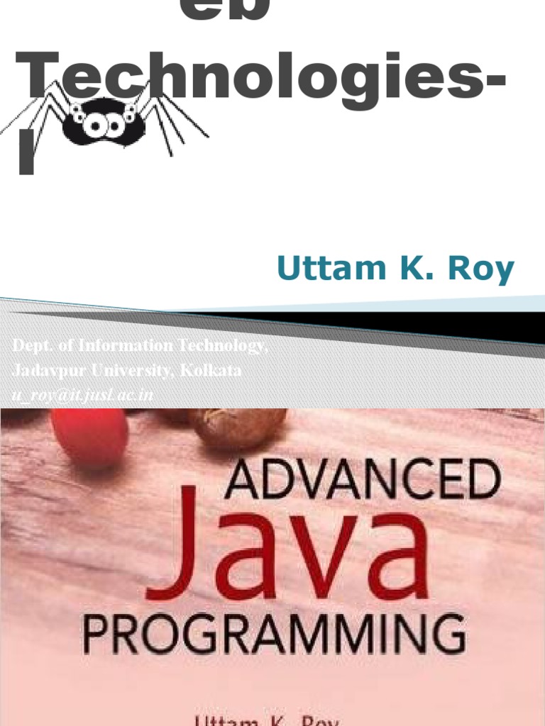 Technologies-I: Uttam K. Roy | PDF | World Wide Web | Internet & Web