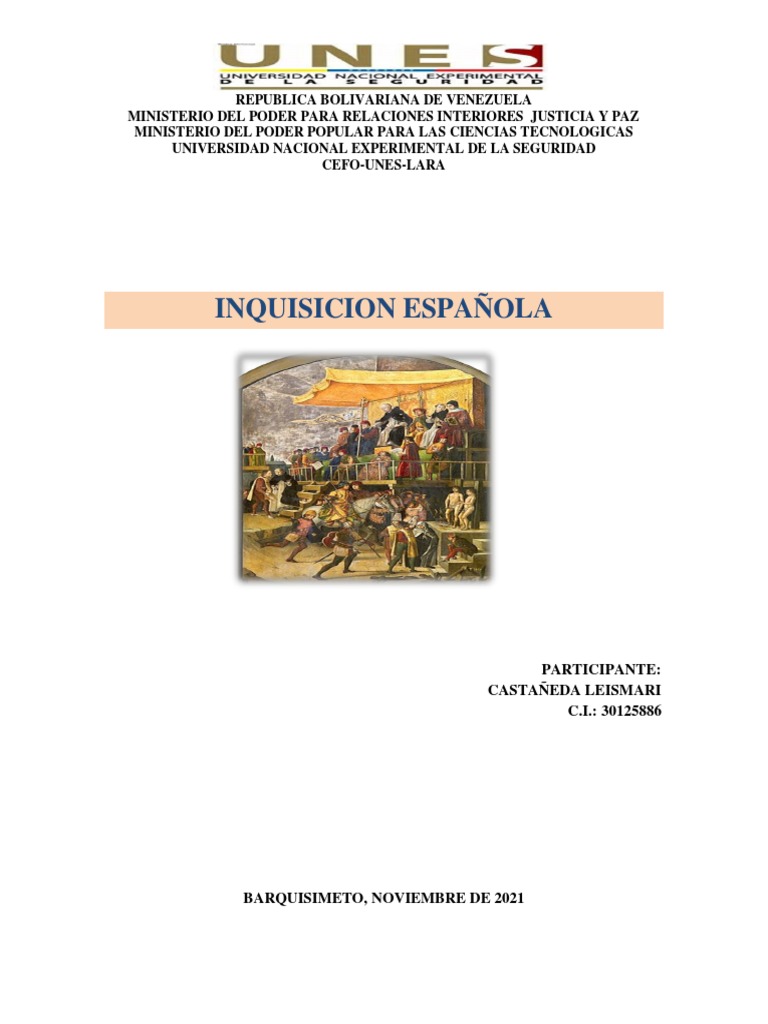 Castigos y Consecuencias de la Inquisición | PDF | Inquisición ...