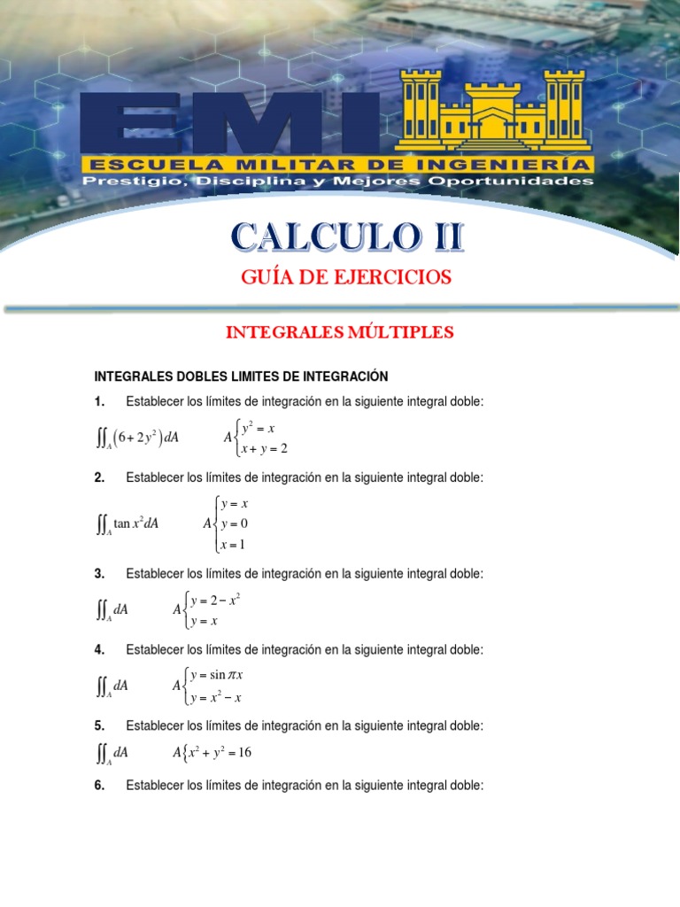 Práctica 8 - Integrales Multiples | PDF | Integral | Zona