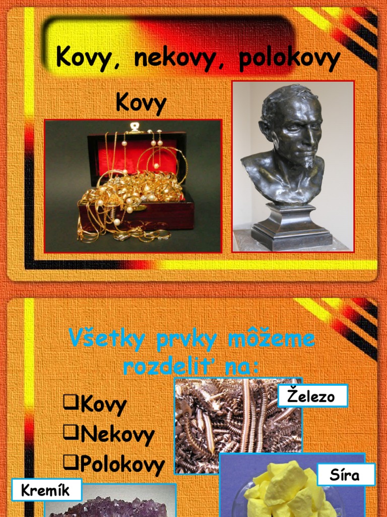 Kovy Nekovy Polokovy | PDF